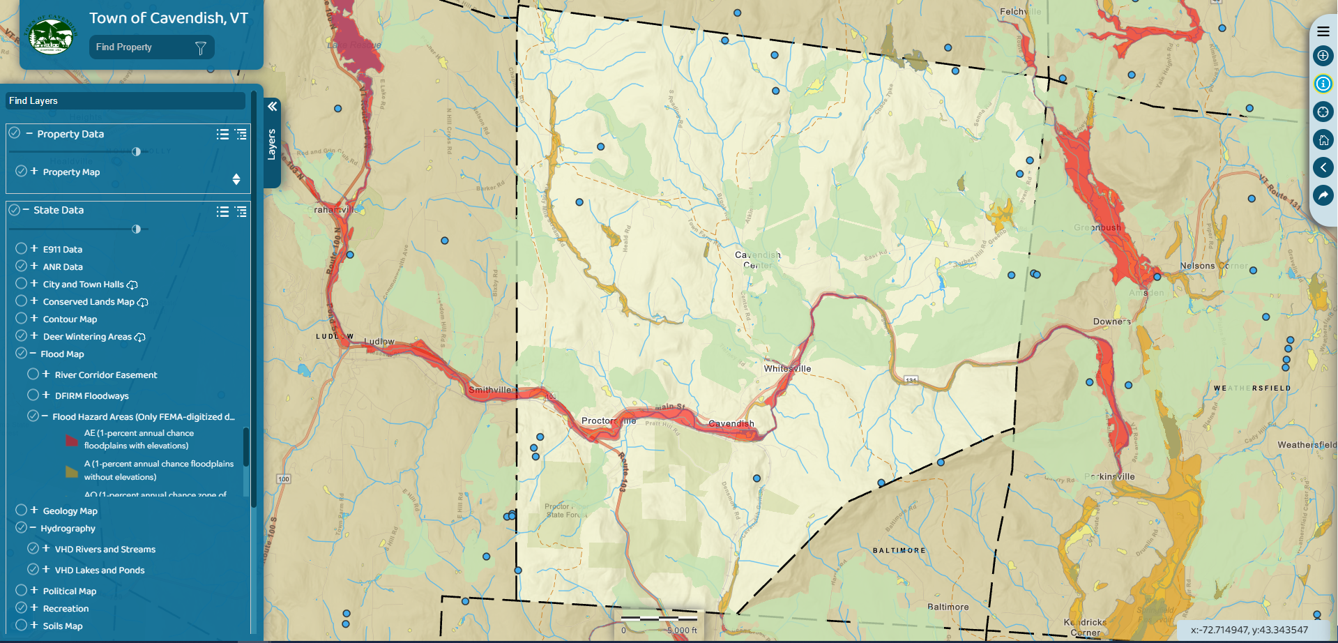 Cavendish, VT GIS Conversion, Maintenance and Online GIS Hosting - CAI ...
