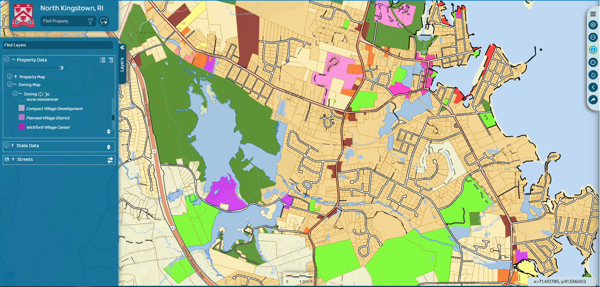 North Kingstown, RI GIS Conversion, Online GIS Hosting and OpenGov ...