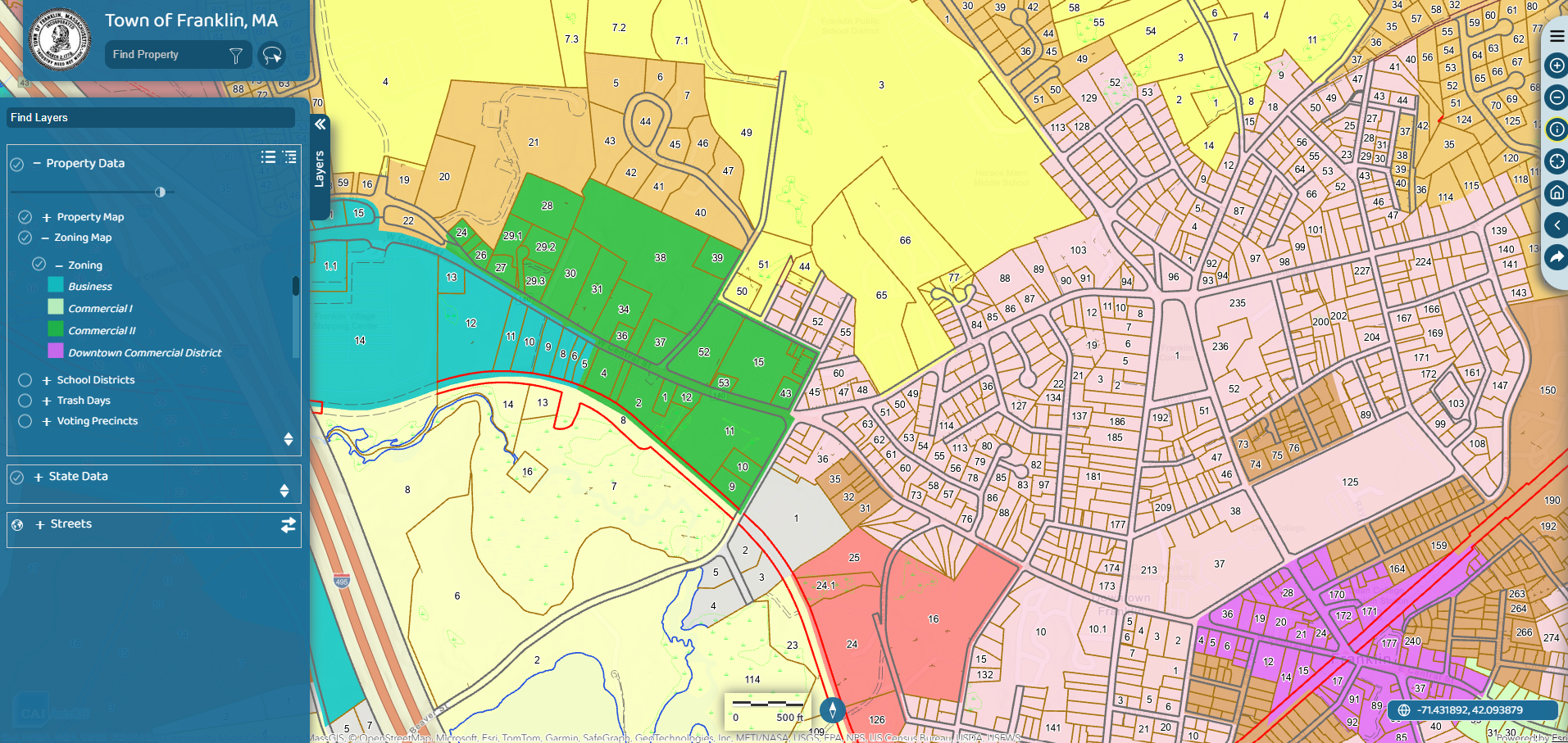 Franklin, MA Enterprise Deployment and AxisGIS Pro Configuration - CAI ...